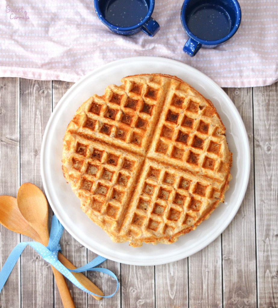 Tofu Waffles with Baked Banana Sauce – Waffles de Tofu con Salsa de ...