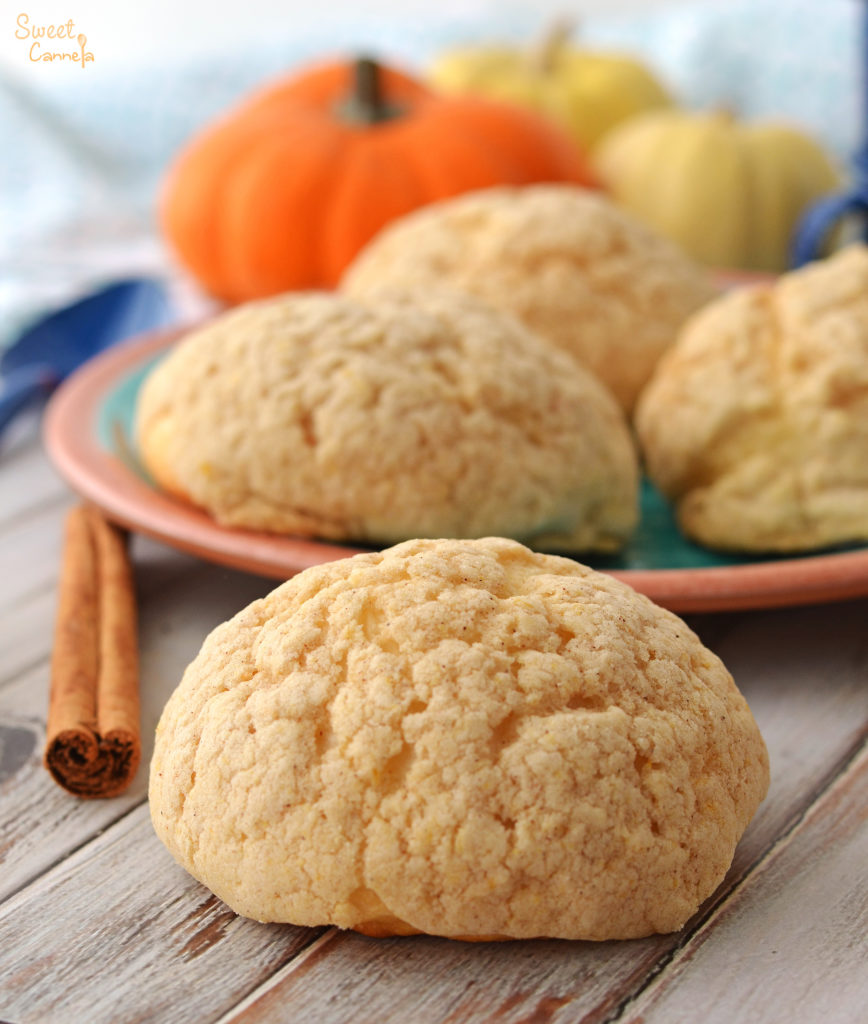 Pumpkin & Cinnamon Mexican Conchas- Conchas de Calabaza y Canela ...