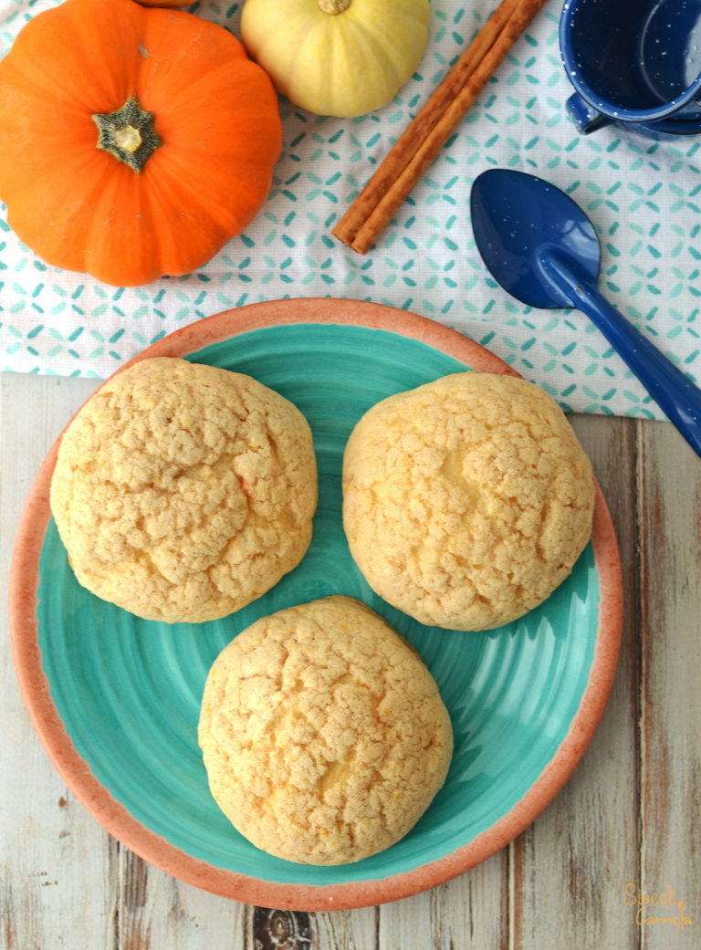Pumpkin & Cinnamon Mexican Conchas- Conchas de Calabaza y Canela ...