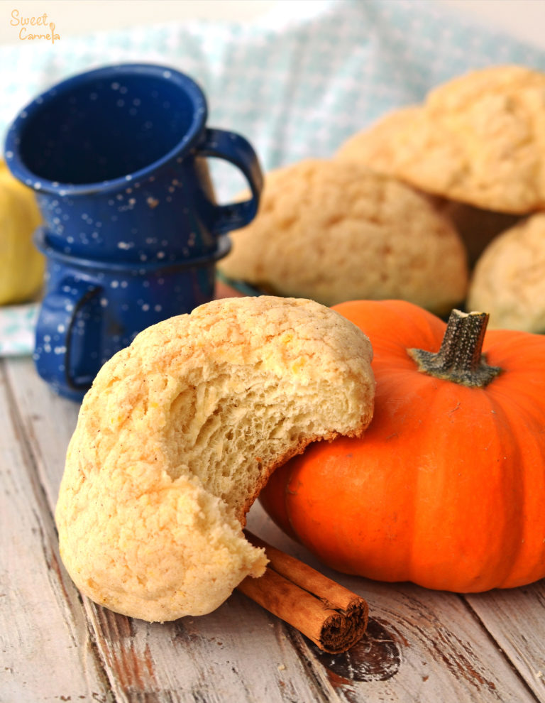 Pumpkin & Cinnamon Mexican Conchas- Conchas de Calabaza y Canela ...