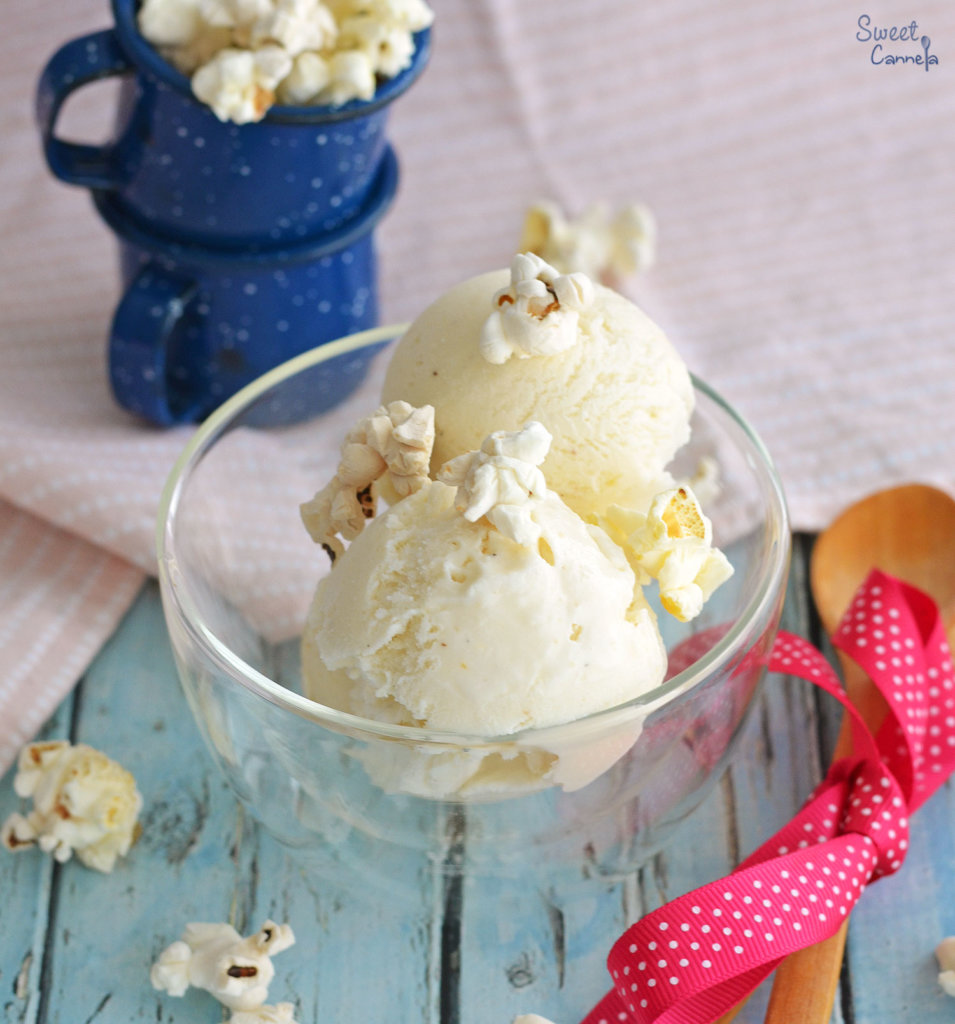 Popcorn Ice Cream – Helado de Palomitas » Sweet Cannela