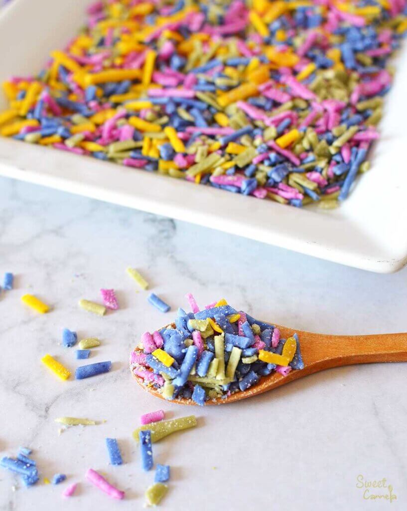 Chispitas de colores caseras » Sweet Cannela